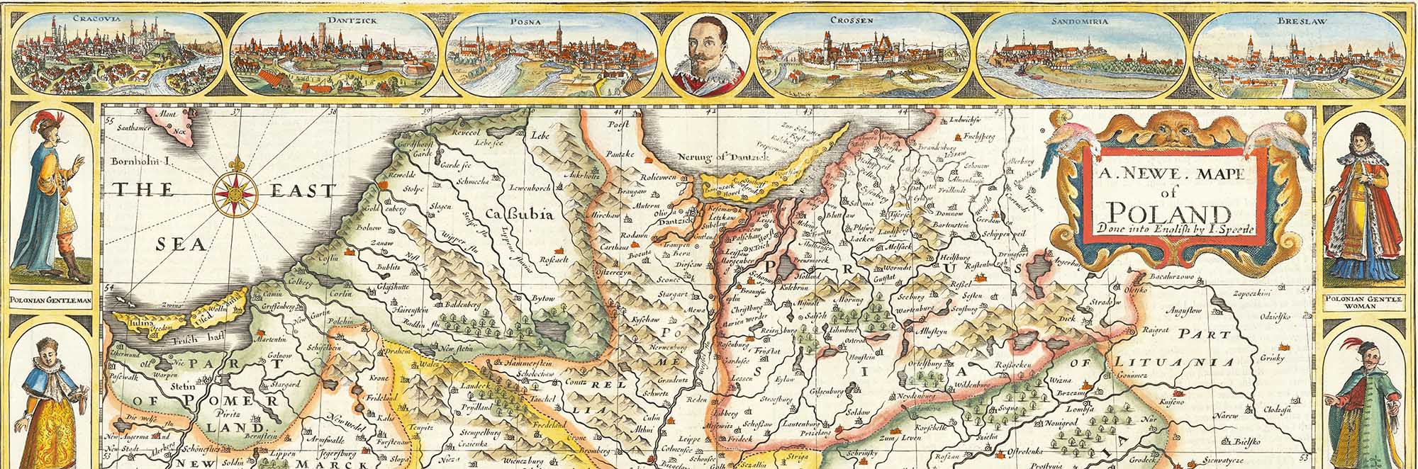 Old John Speed World Maps – The Unique Maps Co.