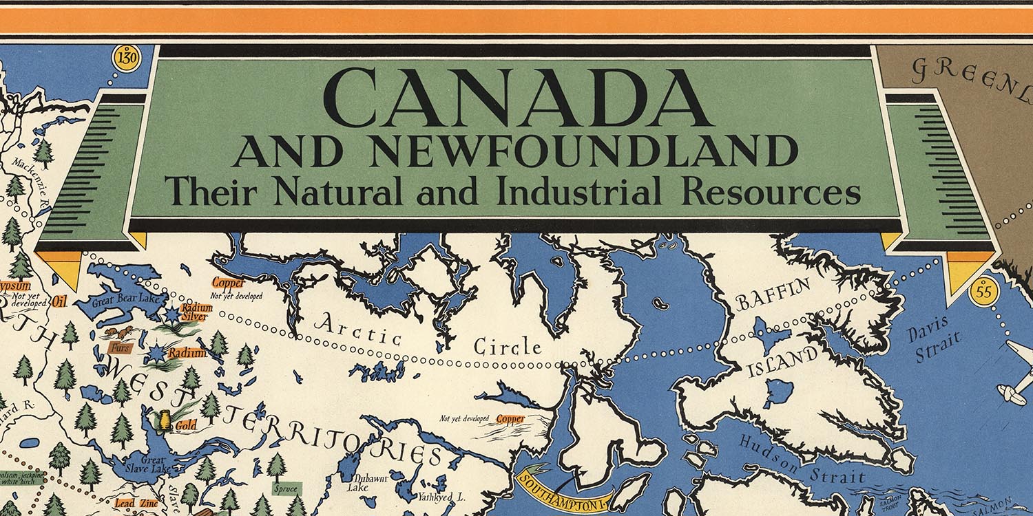 Old Maps of Canada – The Unique Maps Co.