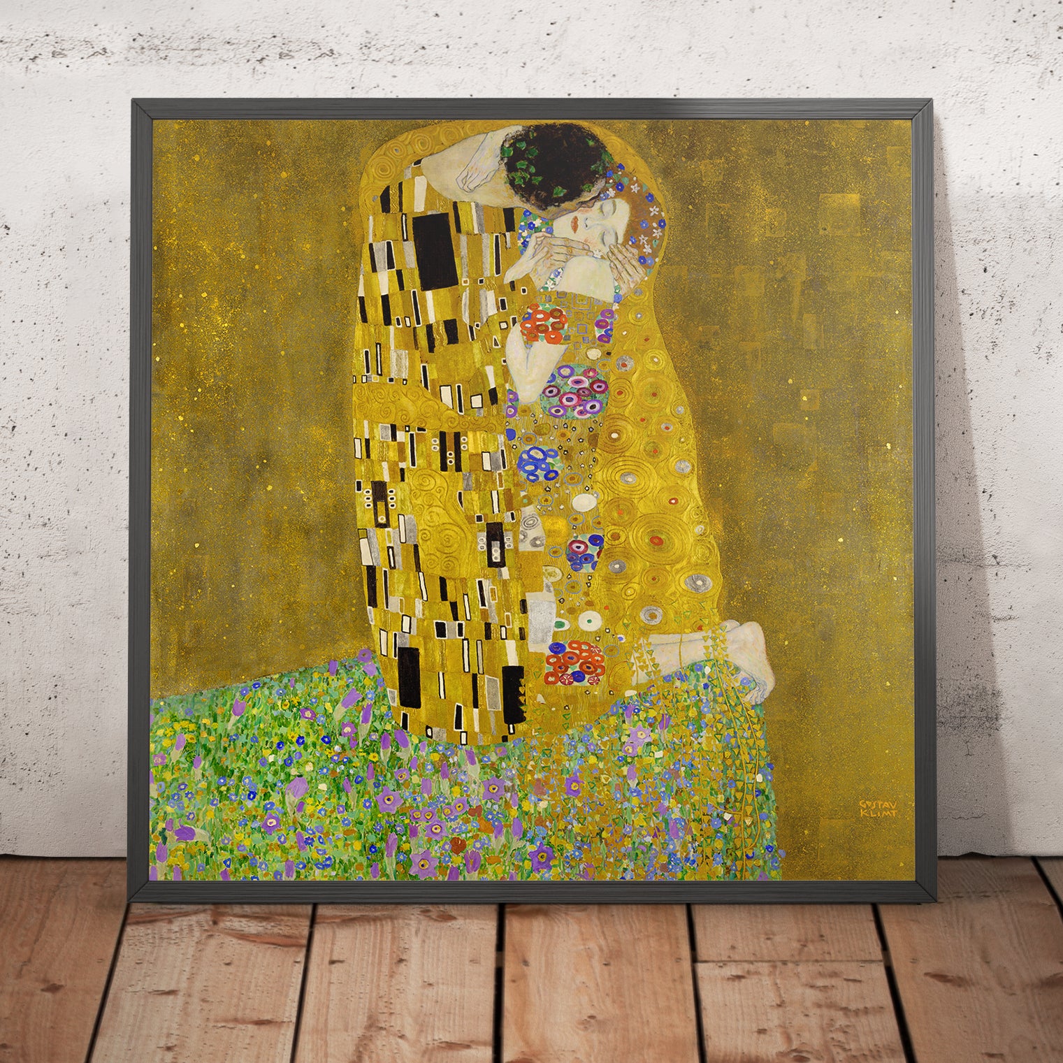 The Kiss by Gustav Klimt, 1907 – The Unique Maps Co.